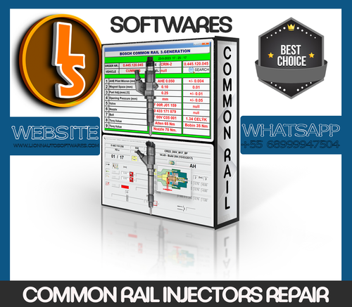 2 SOFTWARES - COMMON INJECTORS REPAIR - CRI / CRIN - STAGE 3 | Lionn ...