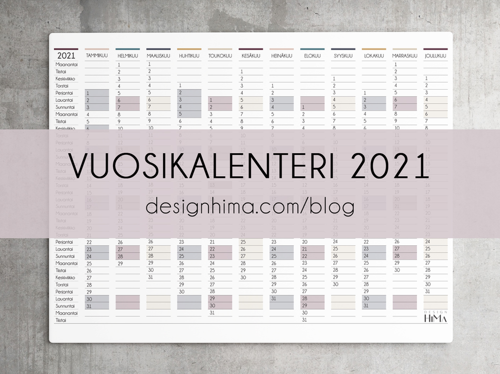 Vuosikalenteri 2021