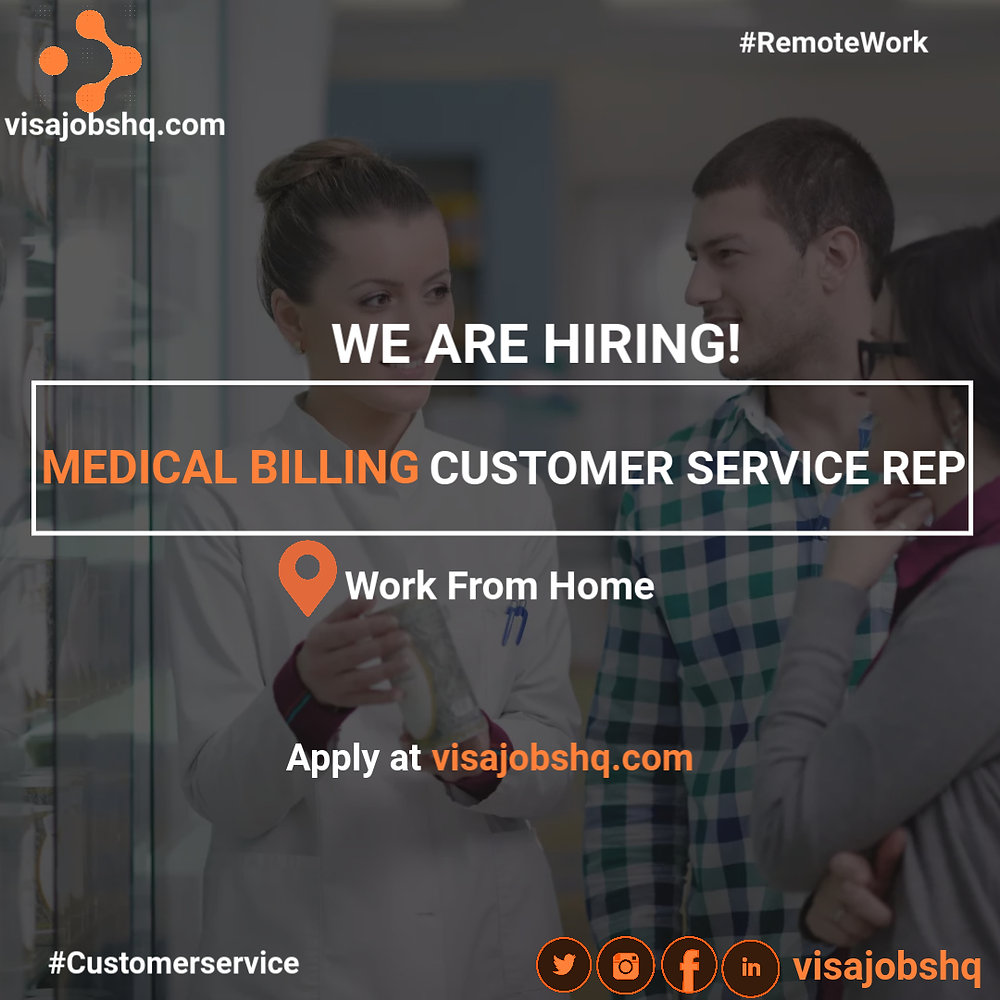 MEDICAL BILLING CUSTOMER SERVICE REP, FULLY REMOTE, $1,500 MONTHLY ...