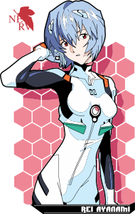 Rei Ayanami - Evangelion - Layered Vector - Digital Files | Lucky Cat