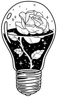 The Flower - Light Bulb Designs - Digital Files | Lucky Cat