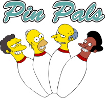 Pin Pals Bowling - The Simpsons - Layered Vector - Digital Files ...