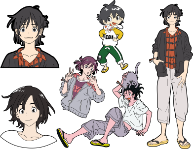 Mio Chibana - Stranger by the Beach - Layered Vector - Digital Files ...