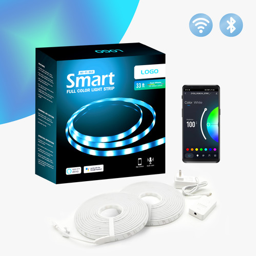 Smart RGB Light Strip: Wi-Fi_BLE-RGB+CW | Show Shine