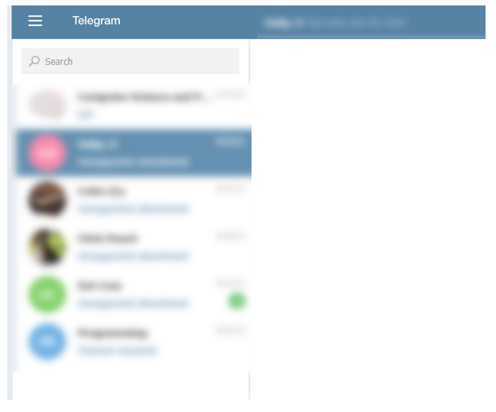 Telegram Chats & Media