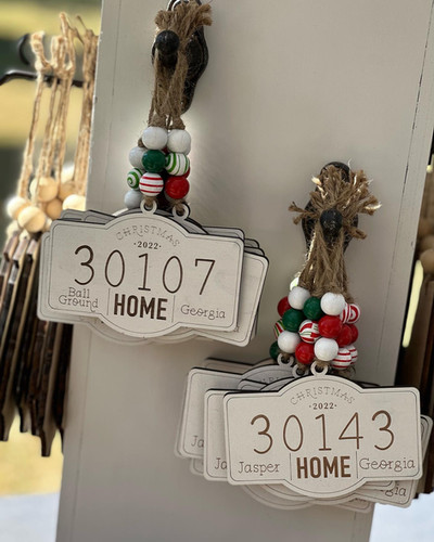Zip code Ornaments | Southern Sass