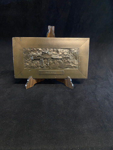 SA 80 Plaque Military figurine plaque cold cast bronze | Unity Gifts