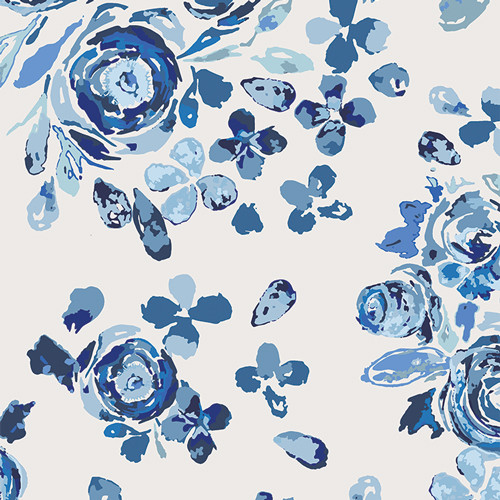 True Blue: Swifting Flora Indigo | kraft-daze
