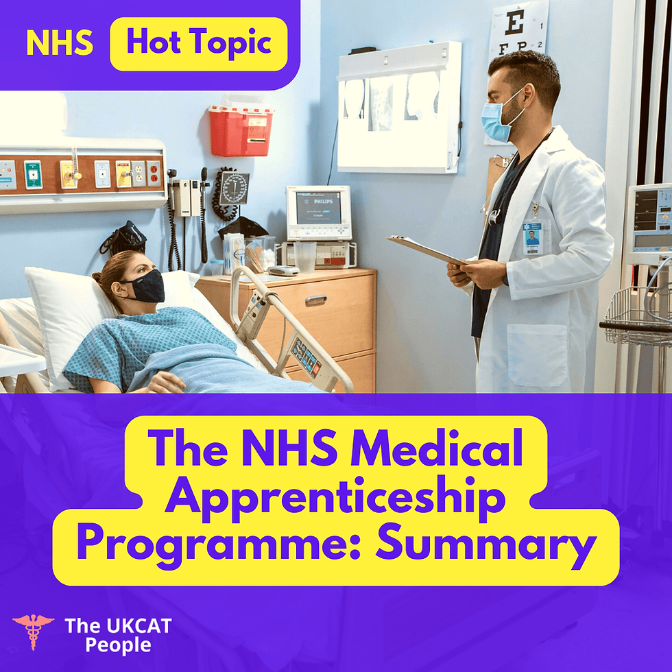 Summary of the NHS Medical Doctor Degree Apprenticeship Programme
