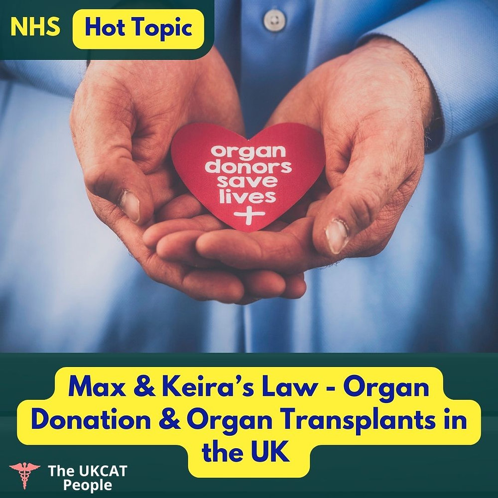 Max and Keira's Law: New NHS Organ Donation Legislation