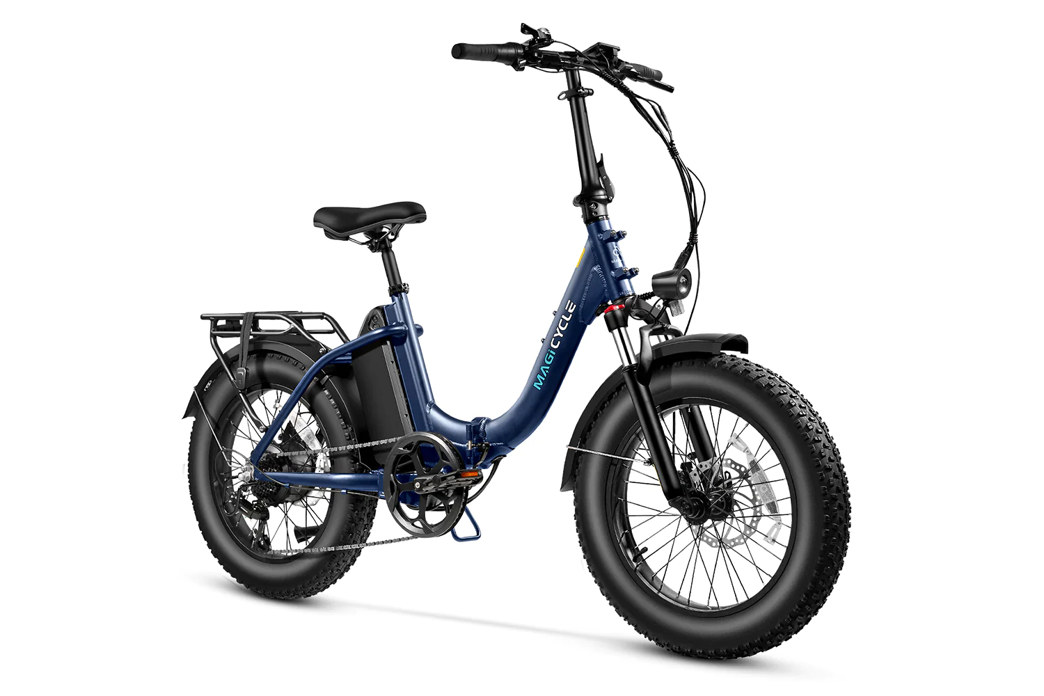 Jaguarundi 48V Folding STEP-THRU Fat Tire Ebike | Cribbs Customs Moto