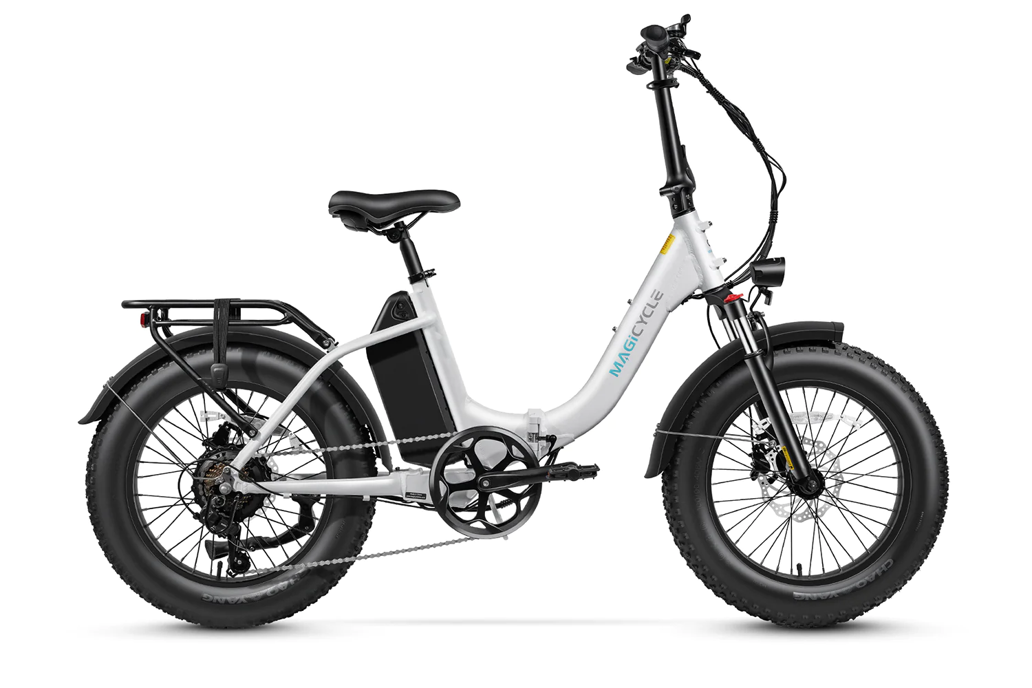 Jaguarundi 48V Folding STEP-THRU Fat Tire Ebike | Cribbs Customs Moto