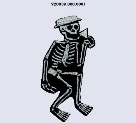 Margarita-sippin' Skeleton Patch | macfabsews