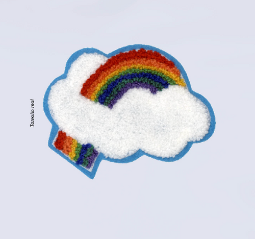Fuzzy Rainbow Patch | macfabsews