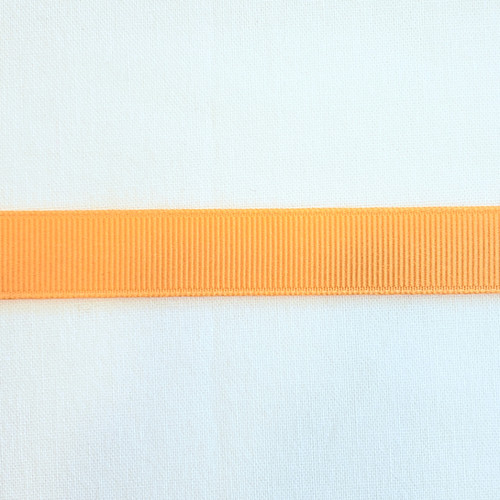 Grosgrain Ribbon - Light Orange - 1 Yard - 2 Widths | macfabsews