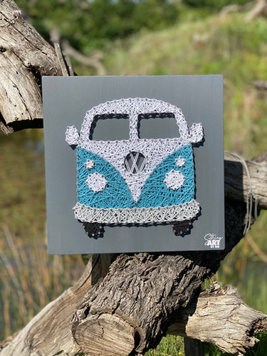 VW Beetle Kombi String art | String Art by RM