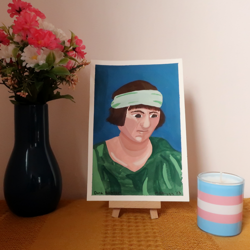 Dora Richter | Original Art | Trans History | Gouache | 6 in x 9 in ...