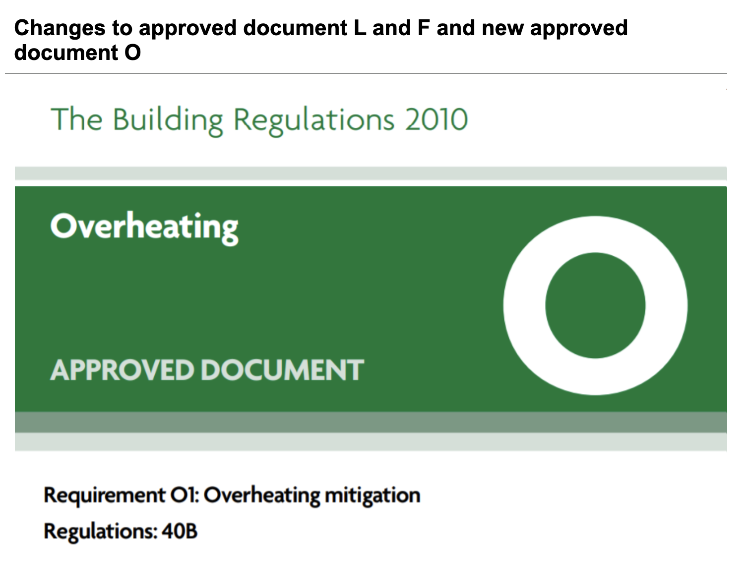 Part O - Overheating
