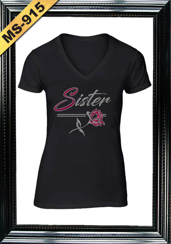 MS-915 Sister W/rose | T-Shirts & Moore
