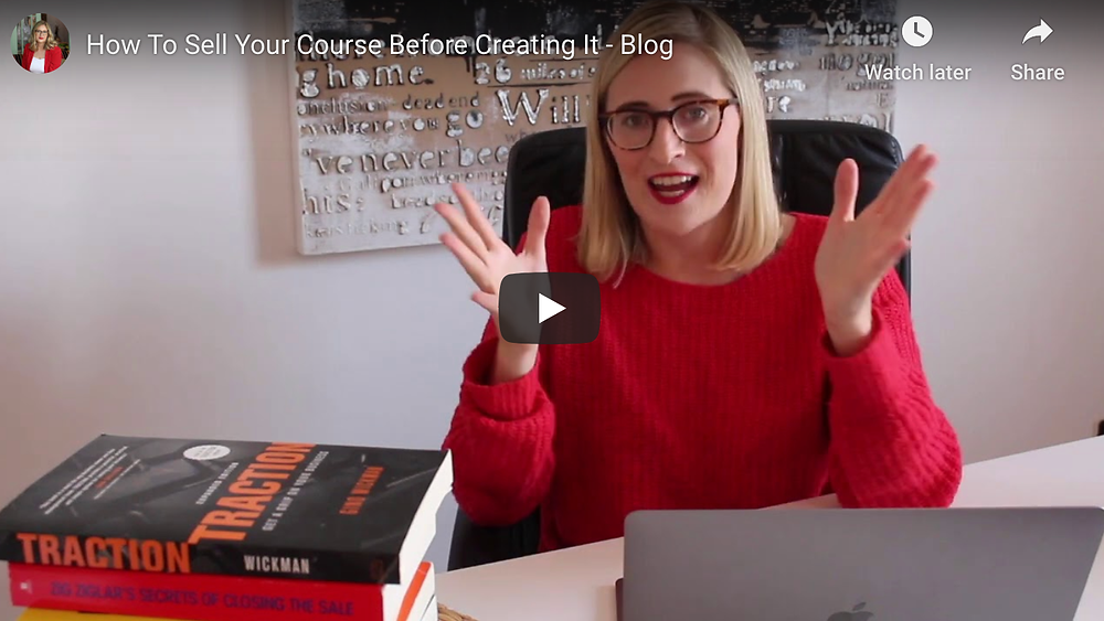 How To Sell Your Course Before Creating It