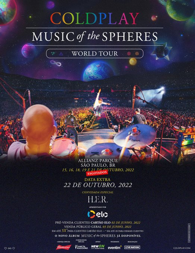 COLDPLAY -Sucesso no Rock in Rio, volta ao Brasil em outubro para MAIS ...