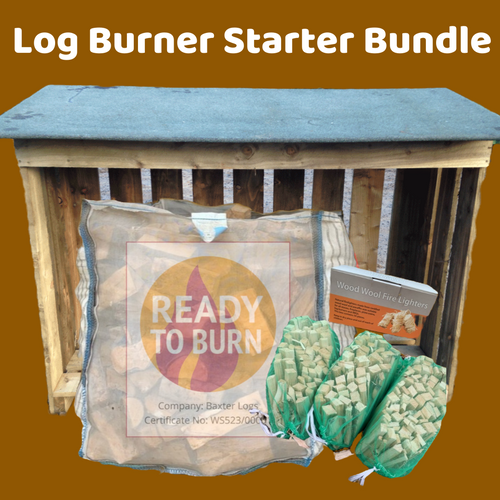 Hardwood Burner Starter Bundle | Baxter Logs