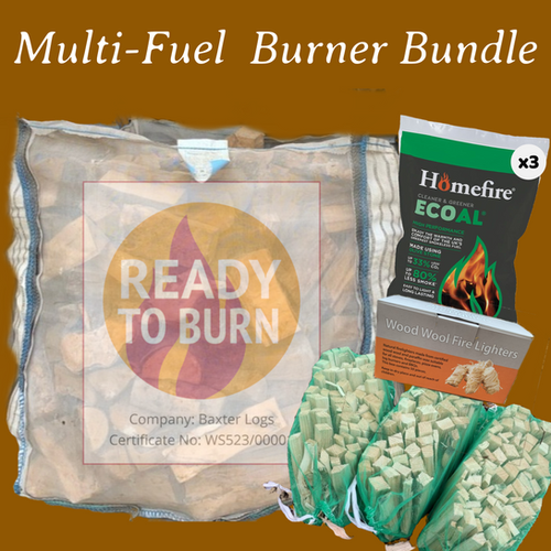 Multi-Fuel Hardwood Bundle (DELIVERED LOOSE) | Baxter Logs