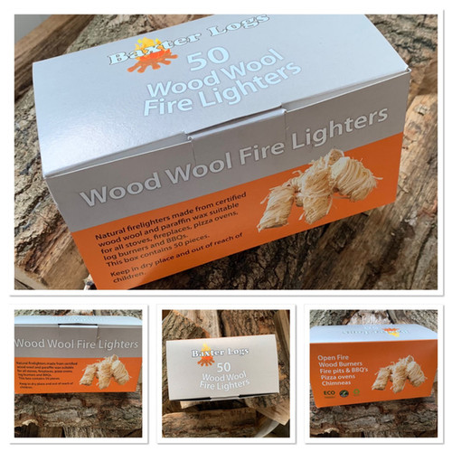 Natural Firelighters (50) | Baxter Logs