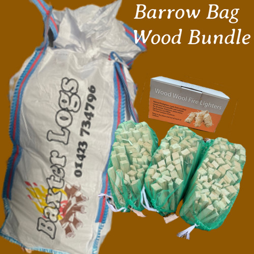 BarrowBag Hardwood burner Bundle | Baxter Logs