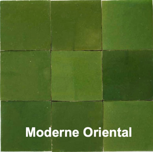 Zellige VERT CHIC | Moderne Oriental