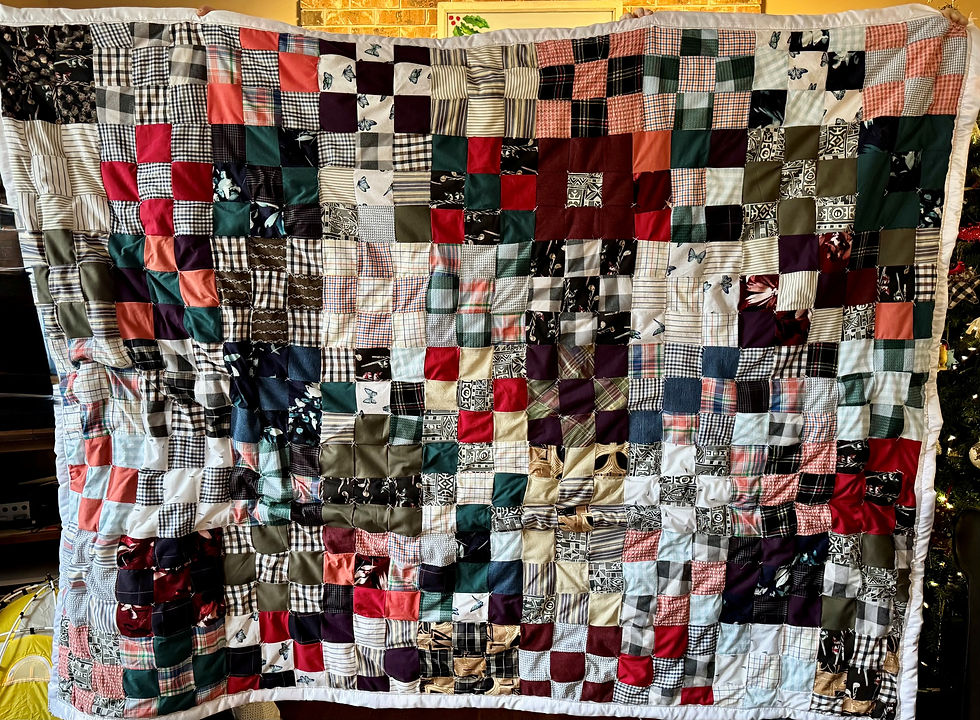 Sewing up a precious gift