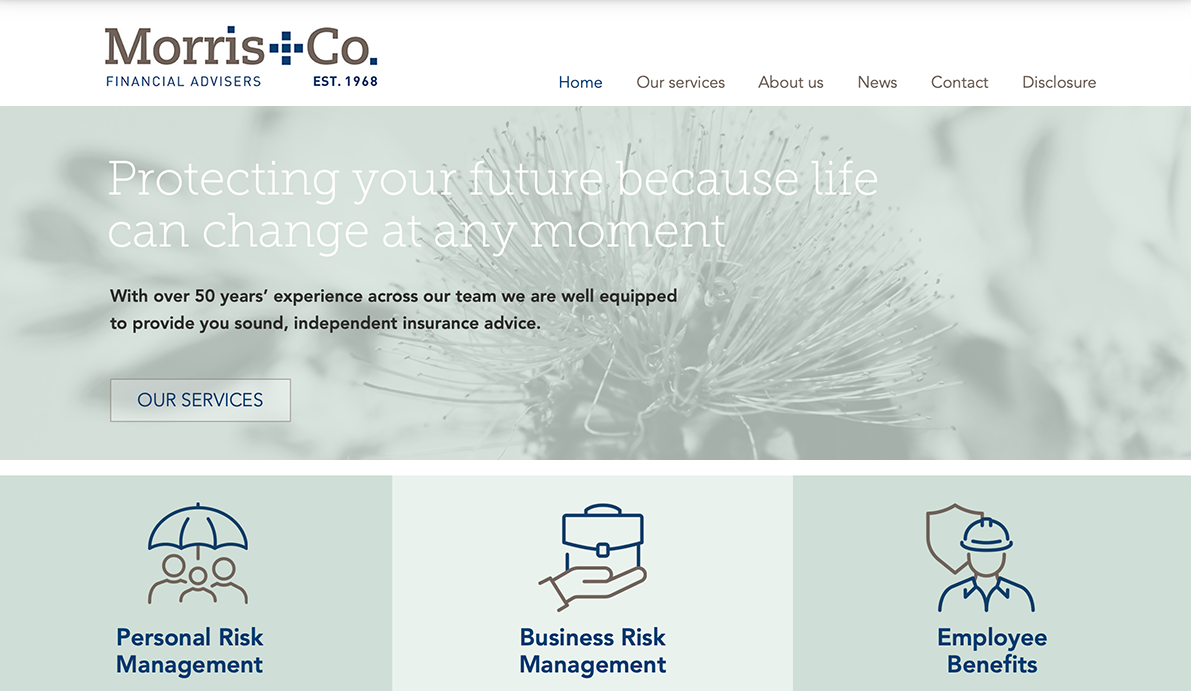Life and Health Insurance Financial Advisers | Morris & Co | Auckland