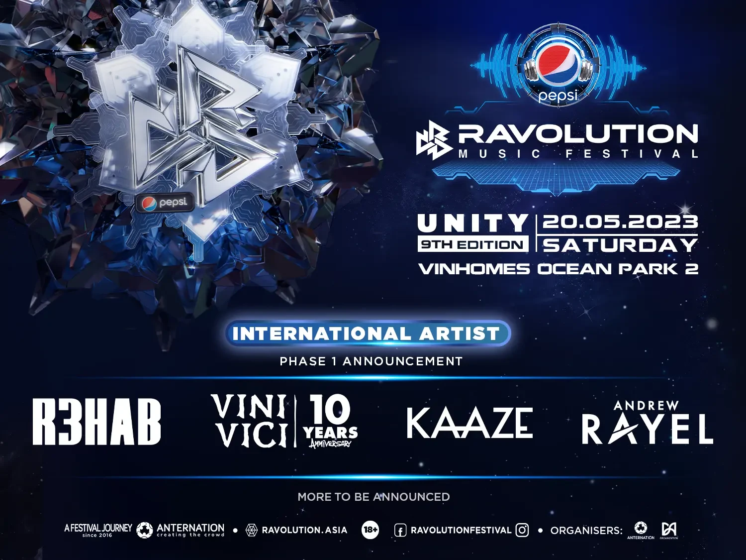 Pepsi Ravolution 2023 Phase 1 Line Up Announced
