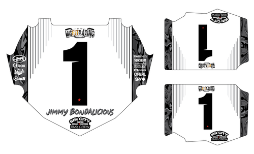 Misfit Racing National Team Box Plate Inserts | Sin City Custom Decals ...