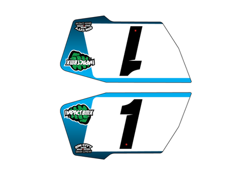 Impact Academy Tangent Side Plate Insert | Sin City Custom Decals ...