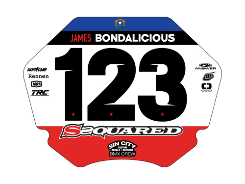 SSquared NV Answer Plate Inserts | Sin City Custom Decals & Clothing