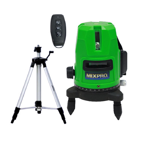 เครื่องวัดระดับเลเซอร์ 5 เส้น + ขา 1.5 ม. พร้อมรีโมท MIXPRO ...