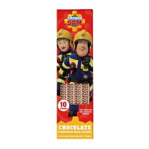 Fireman Sam Dip & Sip Milk Straws Chocolate | Namlow