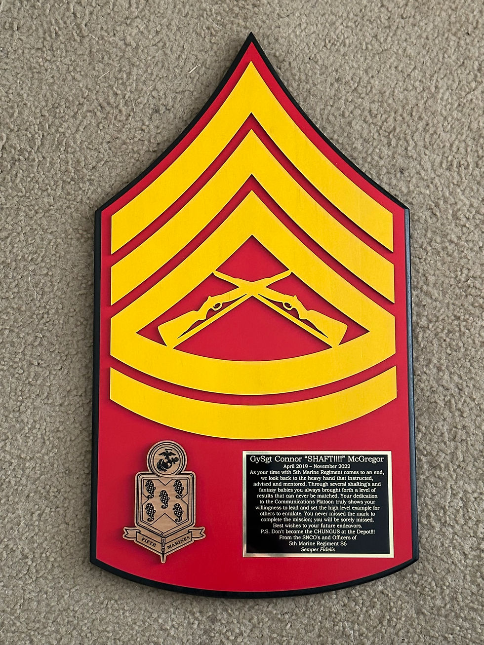 Chevron Plaques | crtreehouse