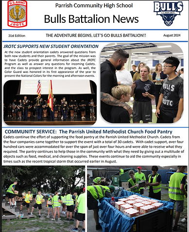 Monthly Newsletters | Bulls Battalion