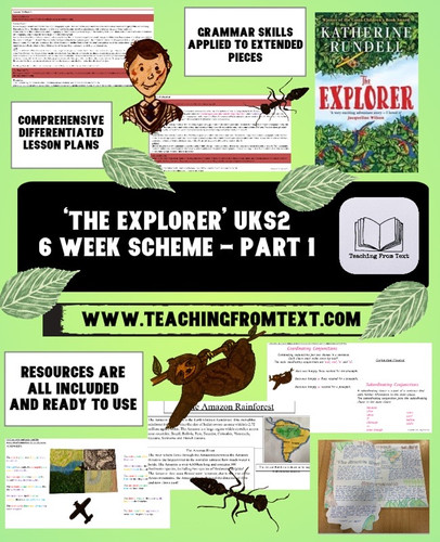 The Explorer Free English Planning | Teaching From Text