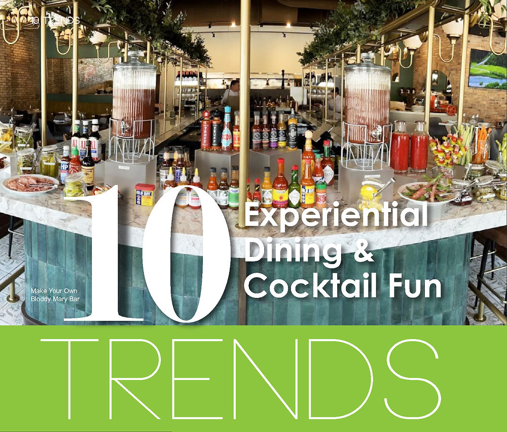 10 TRENDS | In Experiential Dining & Cocktail Fun