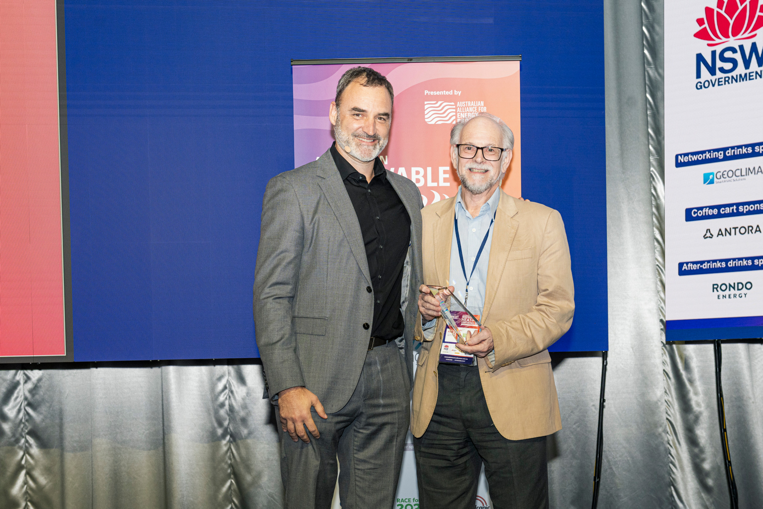 A2EP presents Alan Pears AM with a Lifetime Achievement Award