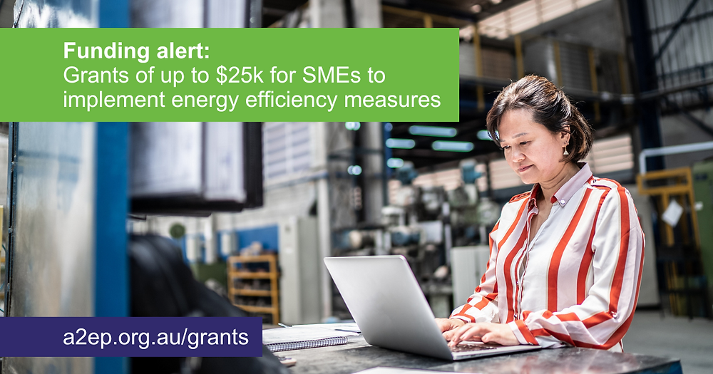 New energy efficiency grants for Australian SMEs