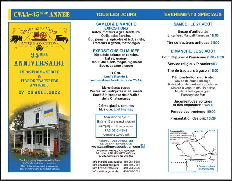 Pamphlet & Map / Brochure & Carte | antique-association