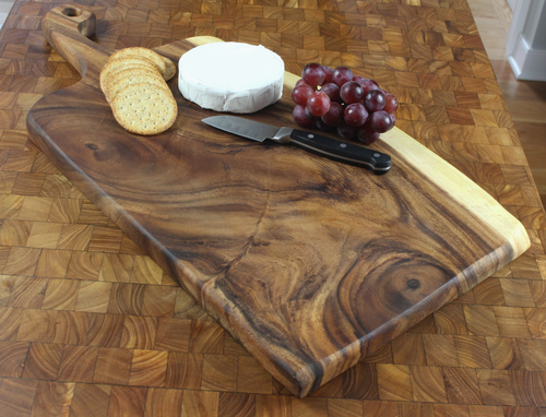 Extra Large Live Edge Board with Handle | White Oak Essentials