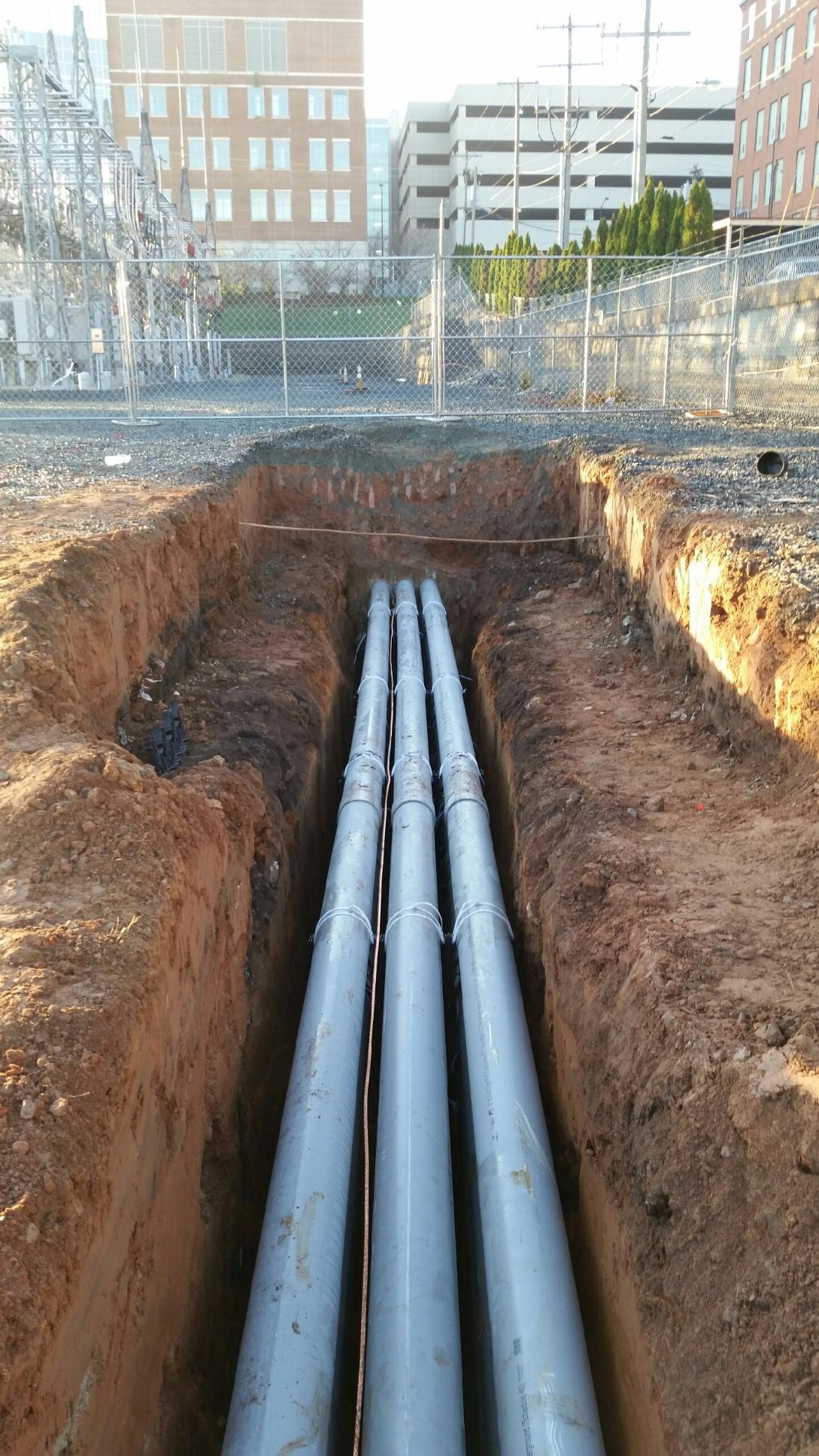 Underground Utility Installation, Duct Banks, Vaults, Manhole Conduit