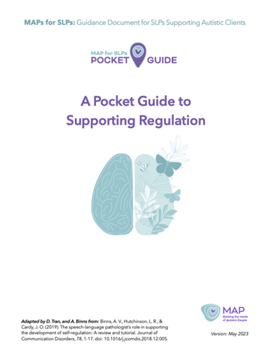 A Pocket Guide to Supporting Regulation | SLP MAPs