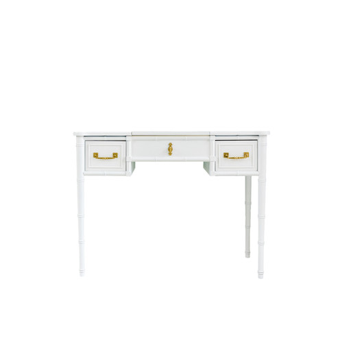 Vintage Henry Link BalI Hai Faux Bamboo Vanity | Rail + Stile