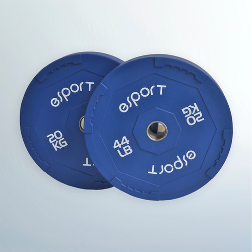 20KG / 44LB PAIR PREMIUM SUPER OLYMPIC INTERLOCKING BUMPER PLATES ...